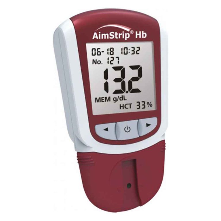 AimStrip® Hemoglobin Meter, 1 each - Germaine Laboratories