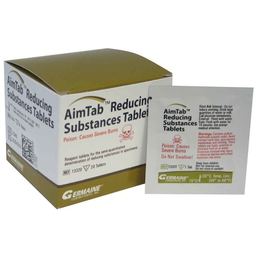 AimTab™ Reducing Substances Tablets, 36/bottle - Germaine Laboratories